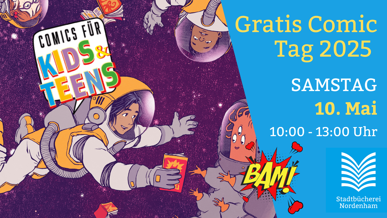 Gratis Comic Tag 2025 » Stadtbücherei Nordenham